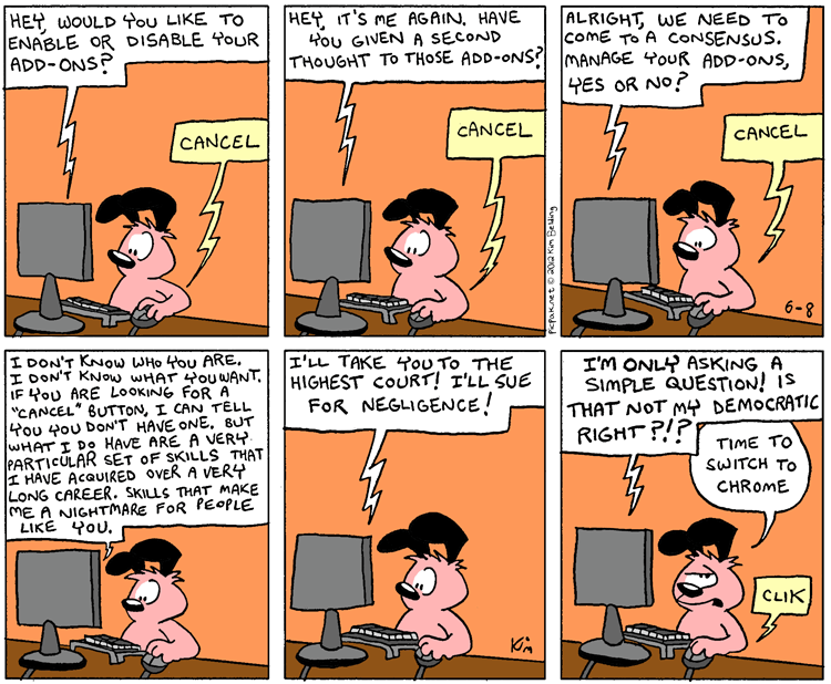 Internet Exploder Picpak Dog