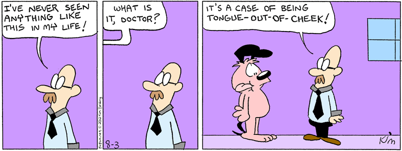 Tongue-Out-Of-Cheek - Picpak Dog