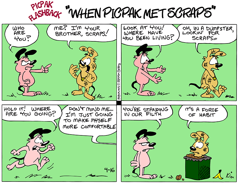 Picpak Flashback: When Picpak Met Scraps 2 - Picpak Dog