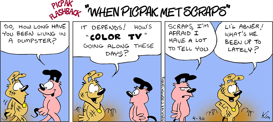 Picpak Flashback: When Picpak Met Scraps 4 - Picpak Dog