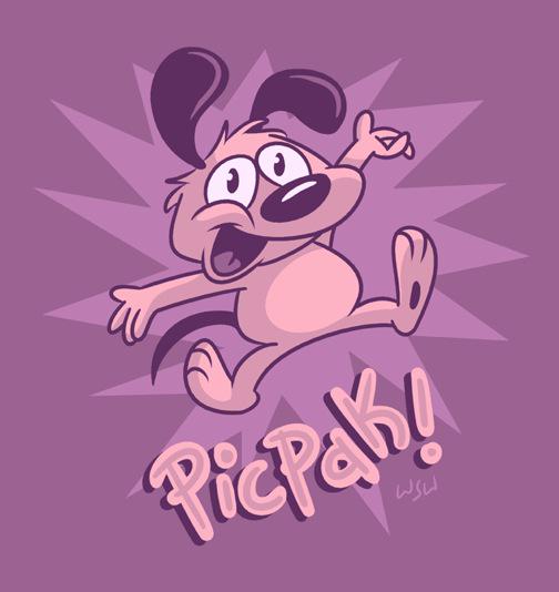 Fan Art by Scott Warren - Picpak Dog