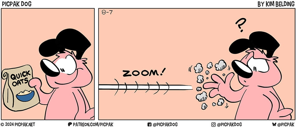 Quick Oats - Picpak Dog