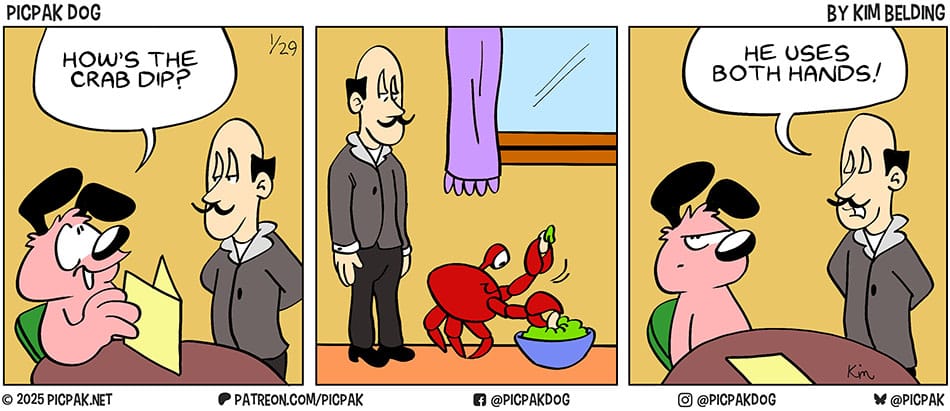 Crab Dip - Picpak Dog